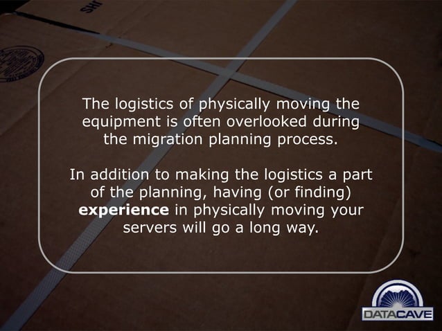 Moving Your Data Center: Keys to planning a successful data center ...