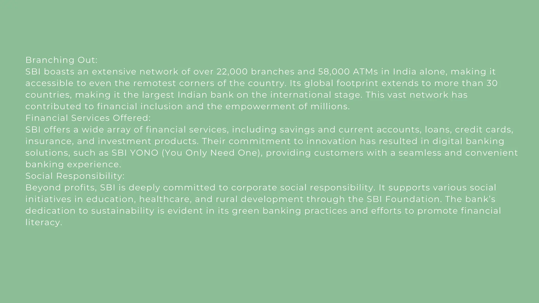 State Bank Of India.! | PPTX
