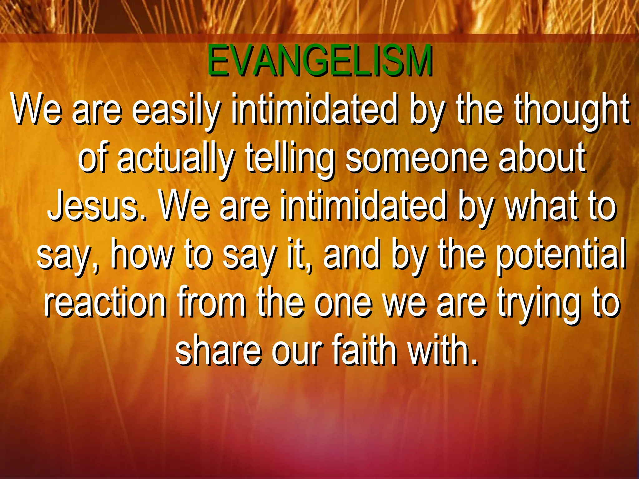 Keys To Effective Evangelism | PPT