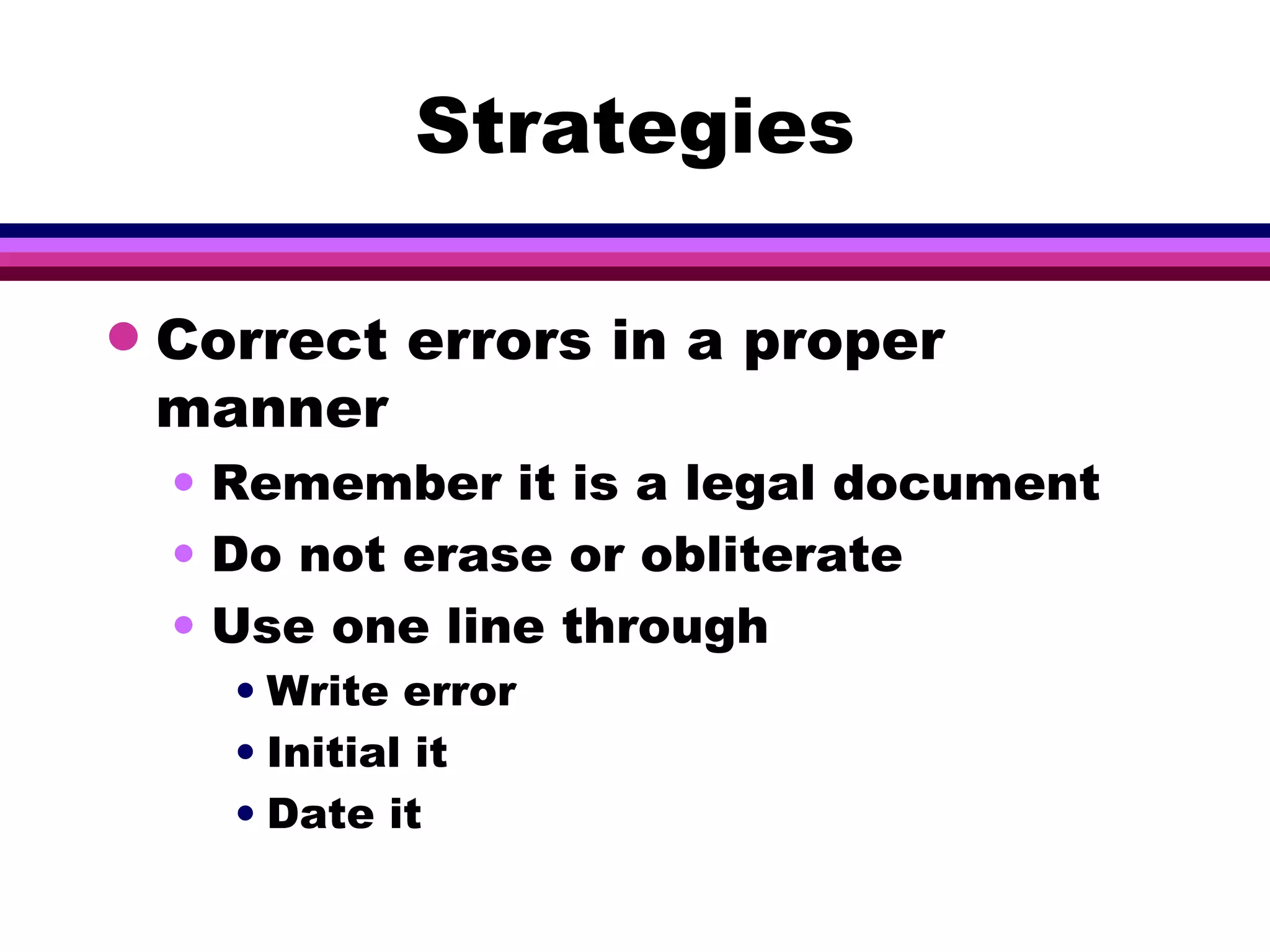 Keys to good documentation | PPT