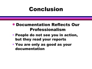Keys to good documentation | PPT