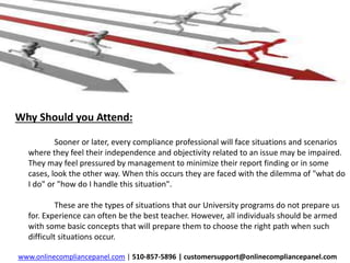 Keys to maintaining objectivity and independence | PPTX