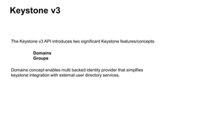Keystone - Openstack Identity Service | PPTX