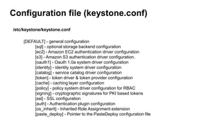 Keystone - Openstack Identity Service | PPTX