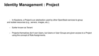 Keystone - Openstack Identity Service | PPTX