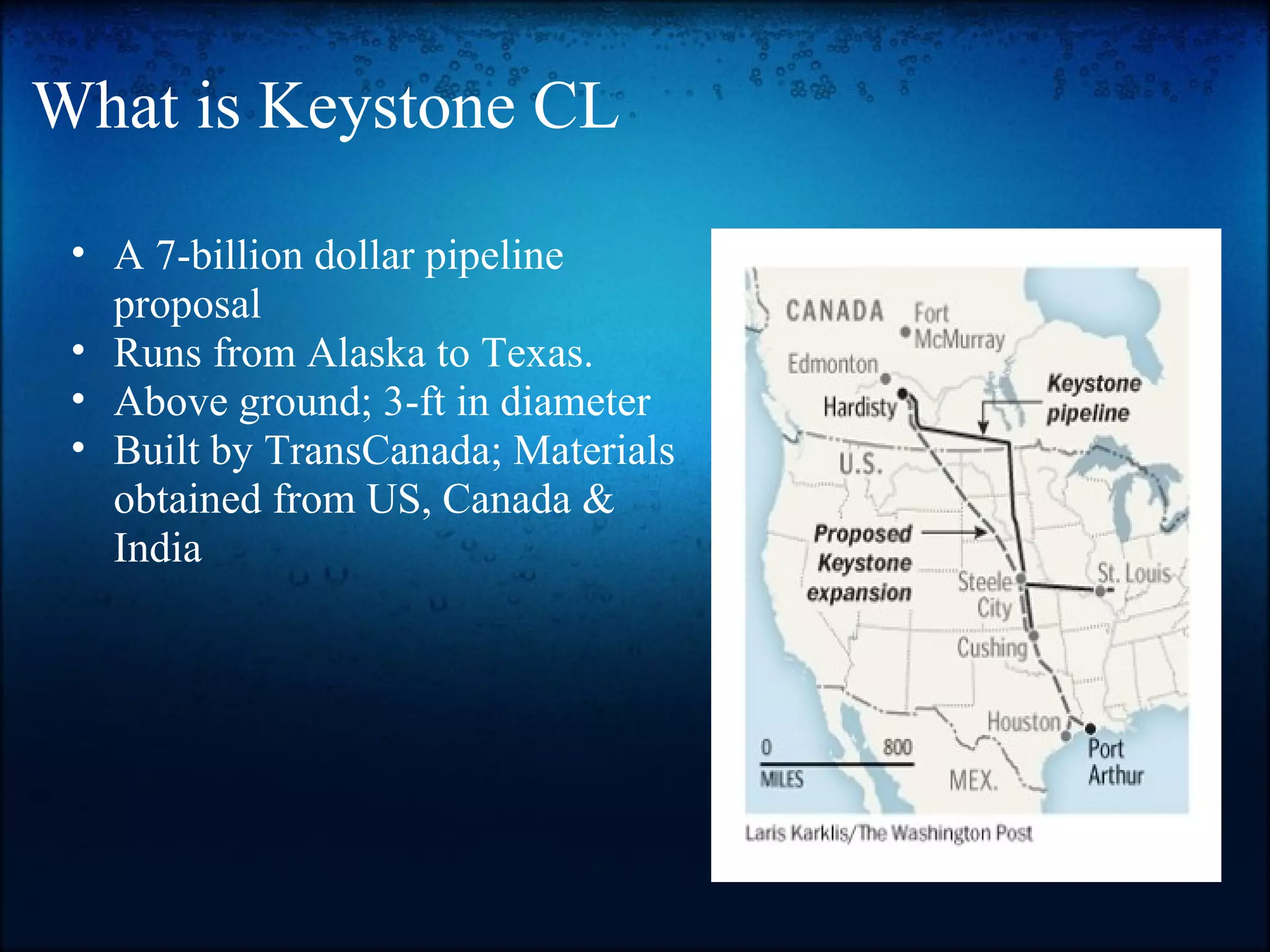 Keystone pipeline | PPT | Commodities | Economy
