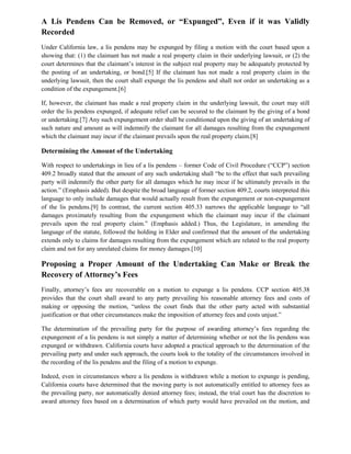 GET THAT LIS PENDENS OFF MY PROPERTY! HOW TO EXPUNGE A LIS PENDENS AND RECOVER YOUR ATTORNEY’S ...