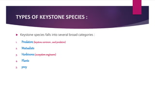 Keystone species | PPTX