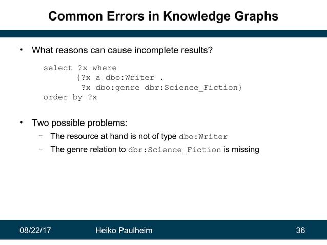 Knowledge Graphs on the Web | PPT | Free Download