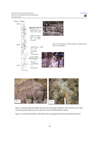 Keys to paleoenvironmental interpretation of the nkporo formation ...