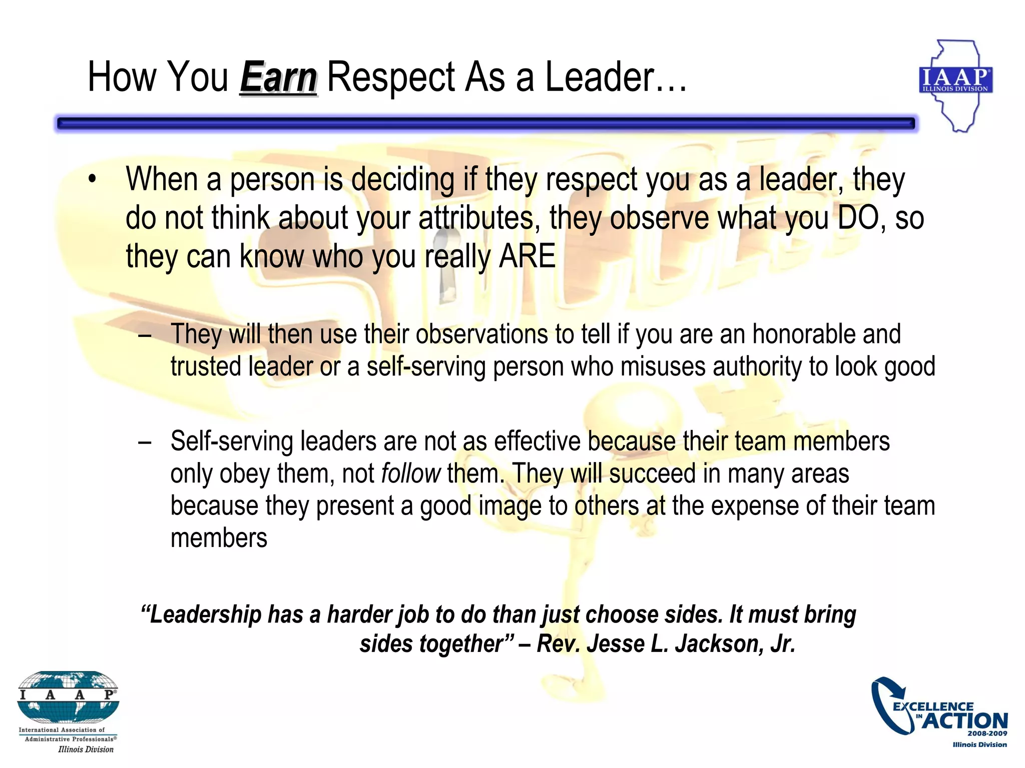 Keys To Success Effective Leadership | PPT