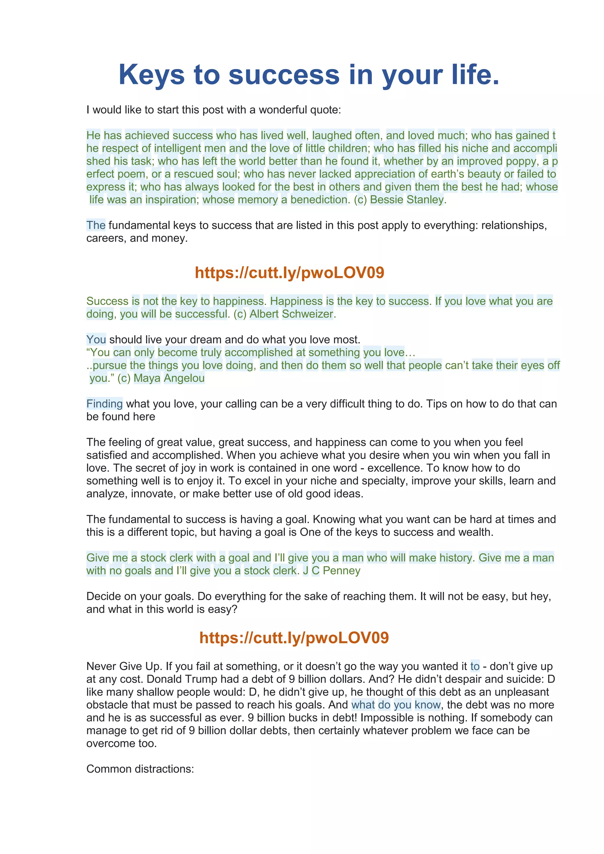 Keys to success in your life.pdf