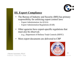Keys To Trade Compliance | PDF