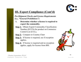 Keys To Trade Compliance | PDF