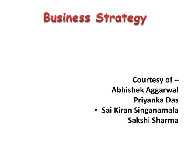 Key strategic advantages | PPT