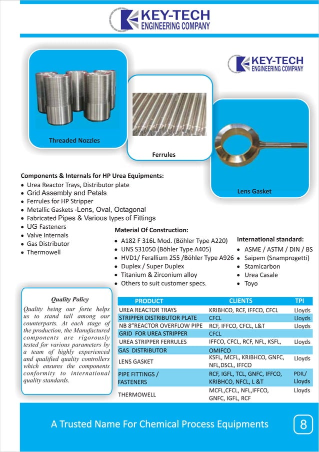 Key-Tech Engineering Company, Mumbai, Pressure Vessels & Hydraulic ...