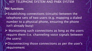 key telephone system and PABX.pptx