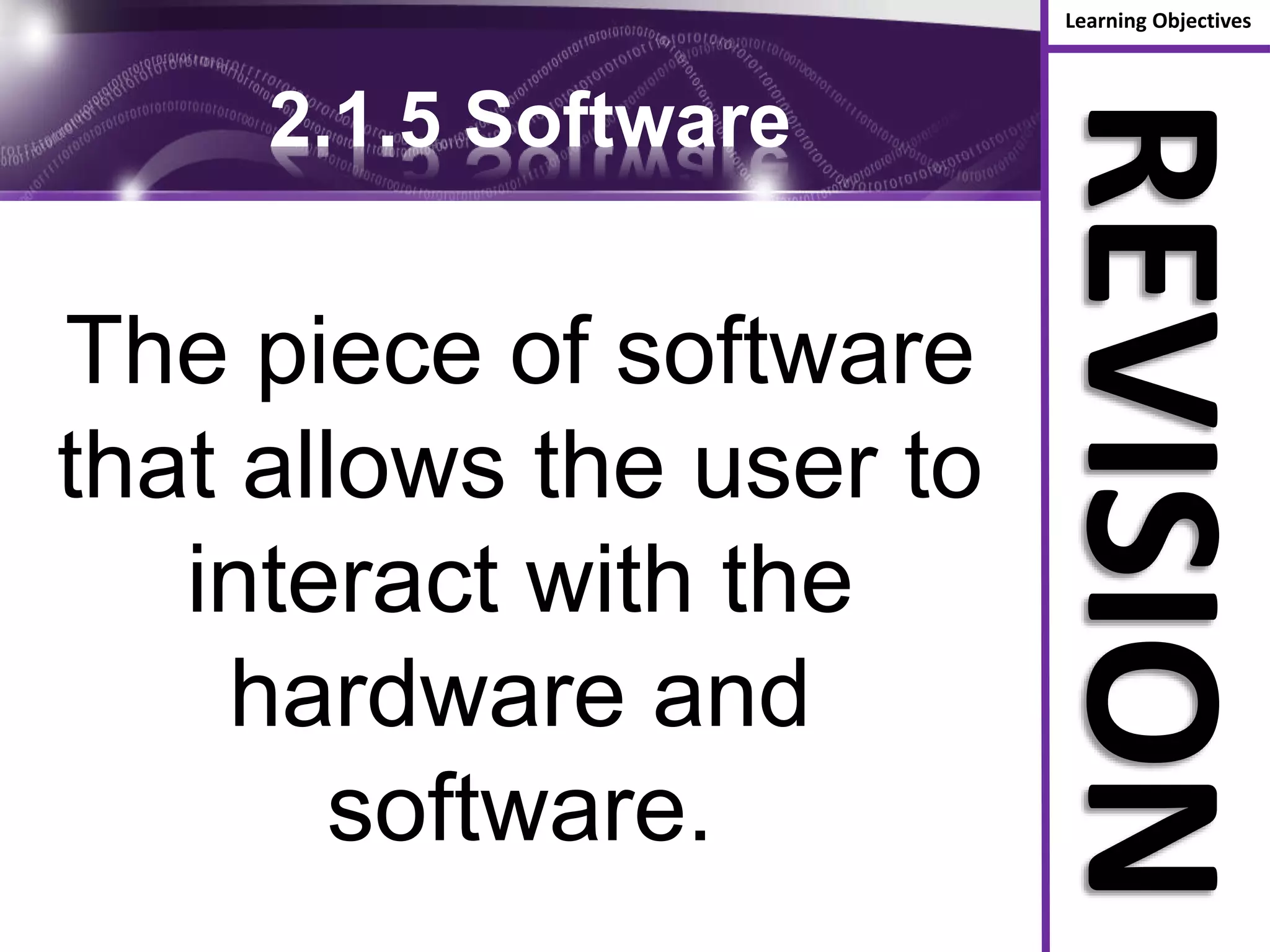 GCSE Computing Software Key Terms | PPT GCSE Computing Software Key Terms | PPT
