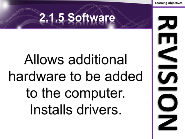 GCSE Computing Software Key Terms | PPTX