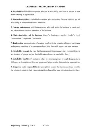 CAIE AS LEVEL BUSINESS | PDF