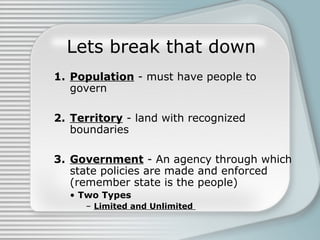 Key Terms of Government | PPT