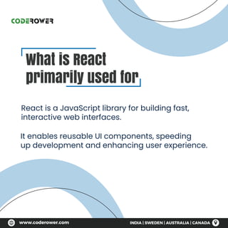 Unlocking the Power of React: Key Benefits and Reasons for Its ...