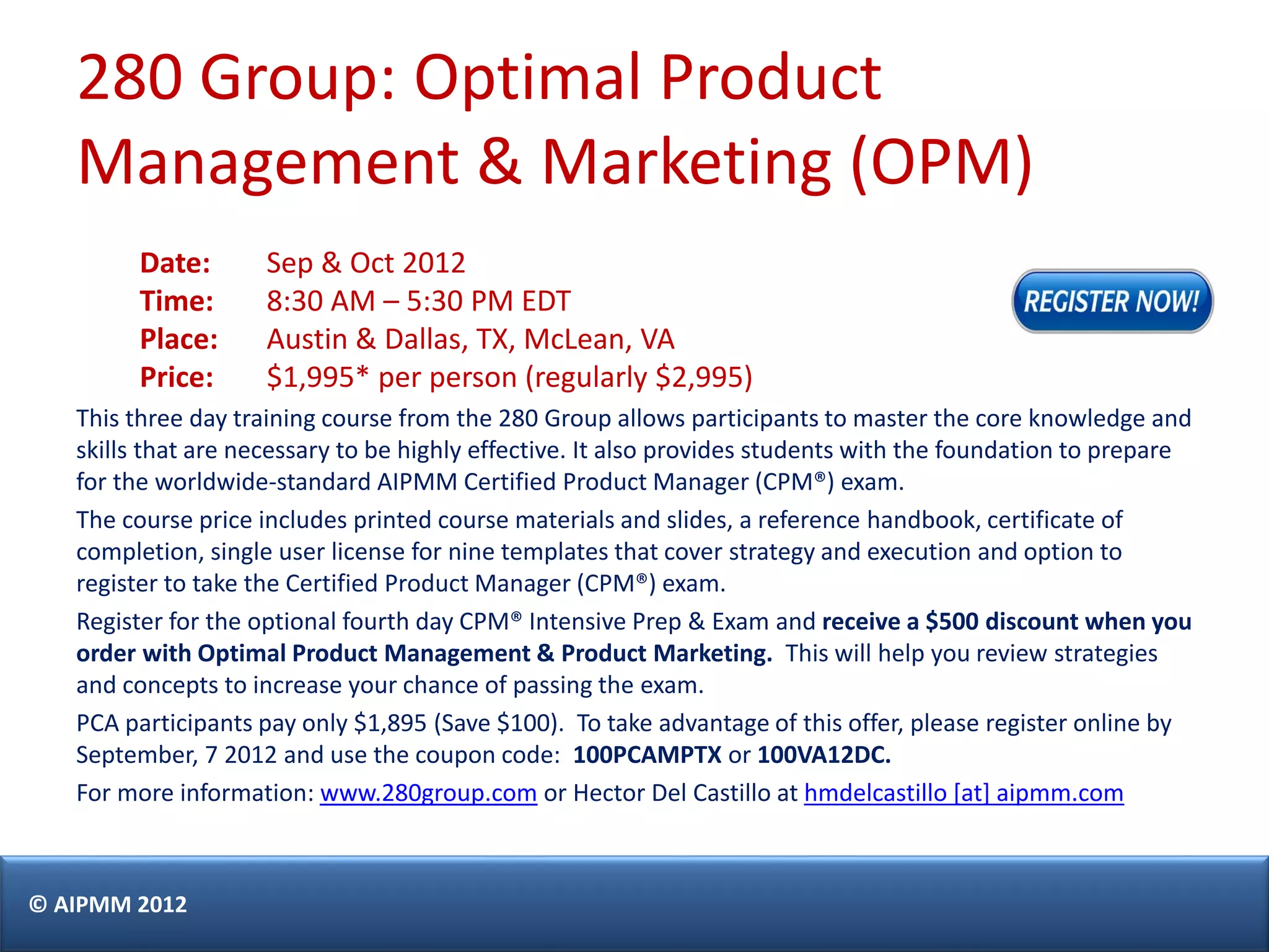 Key Tips To Prepare For An AIPMM CPM or CPMM Credential - H. Del Castillo, AIPMM | PDF