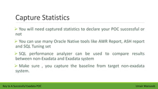 Key to a successful Exadata POC | PPT