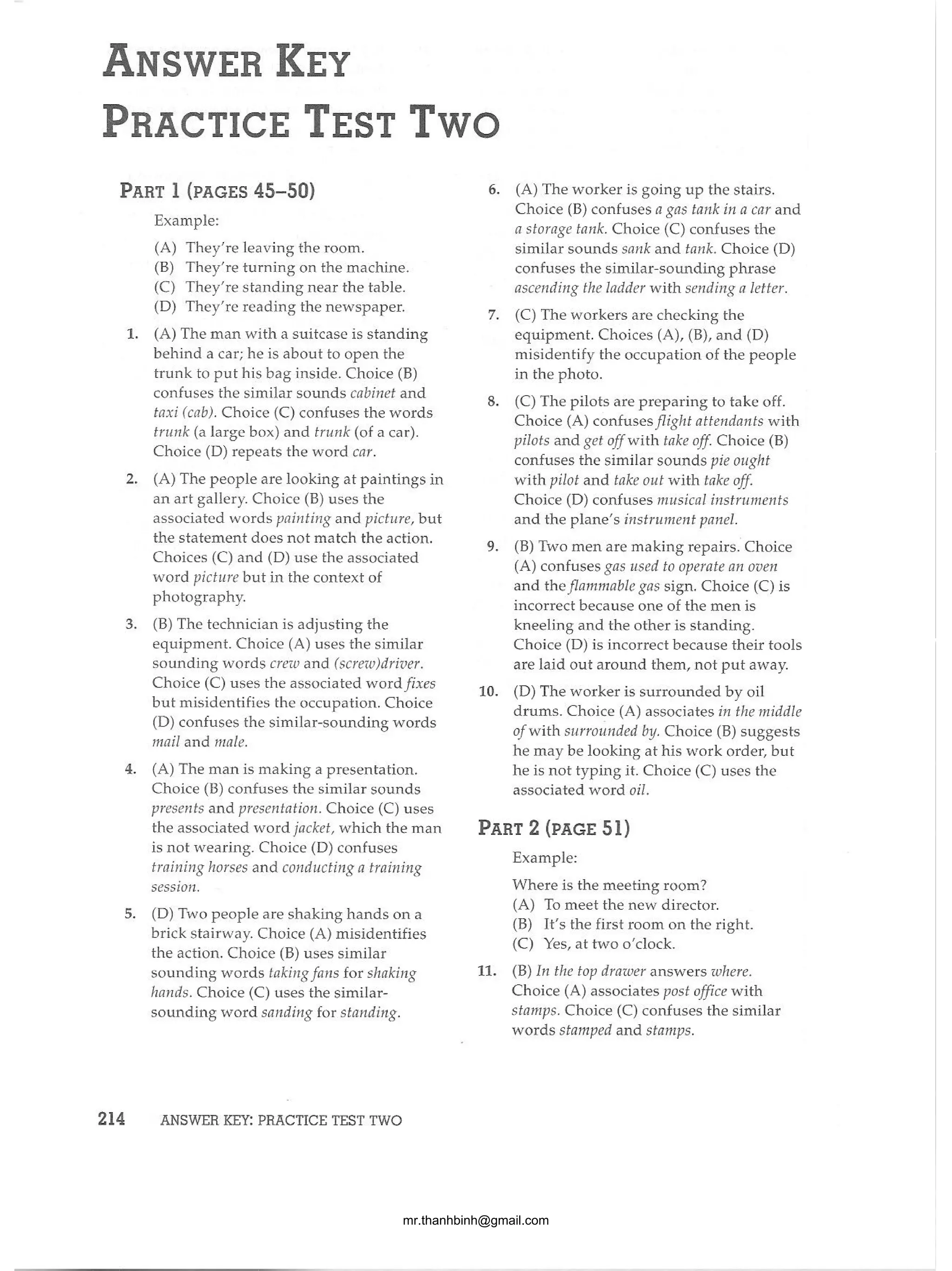 Key toeic practice_2 | PDF