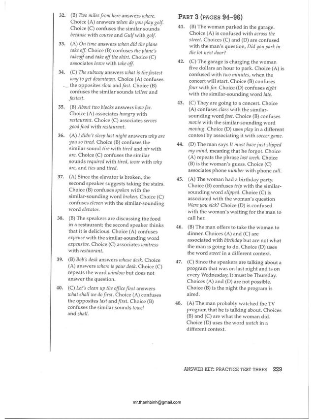 Key toeic practice_3 | PDF