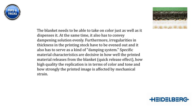 Key to good offset printing | PPTX | Technology & Computing