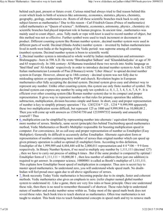 Key to master mathematics innovative way to learn math | PDF