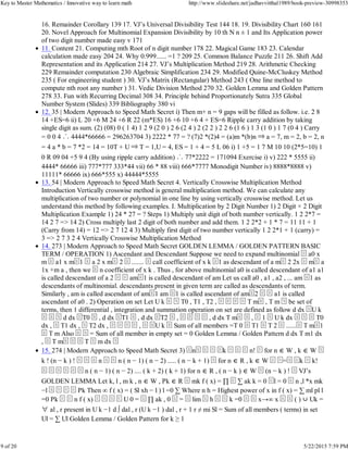 Key to master mathematics innovative way to learn math | PDF