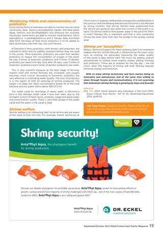 Success story of shrimp farming in indonesia | PDF