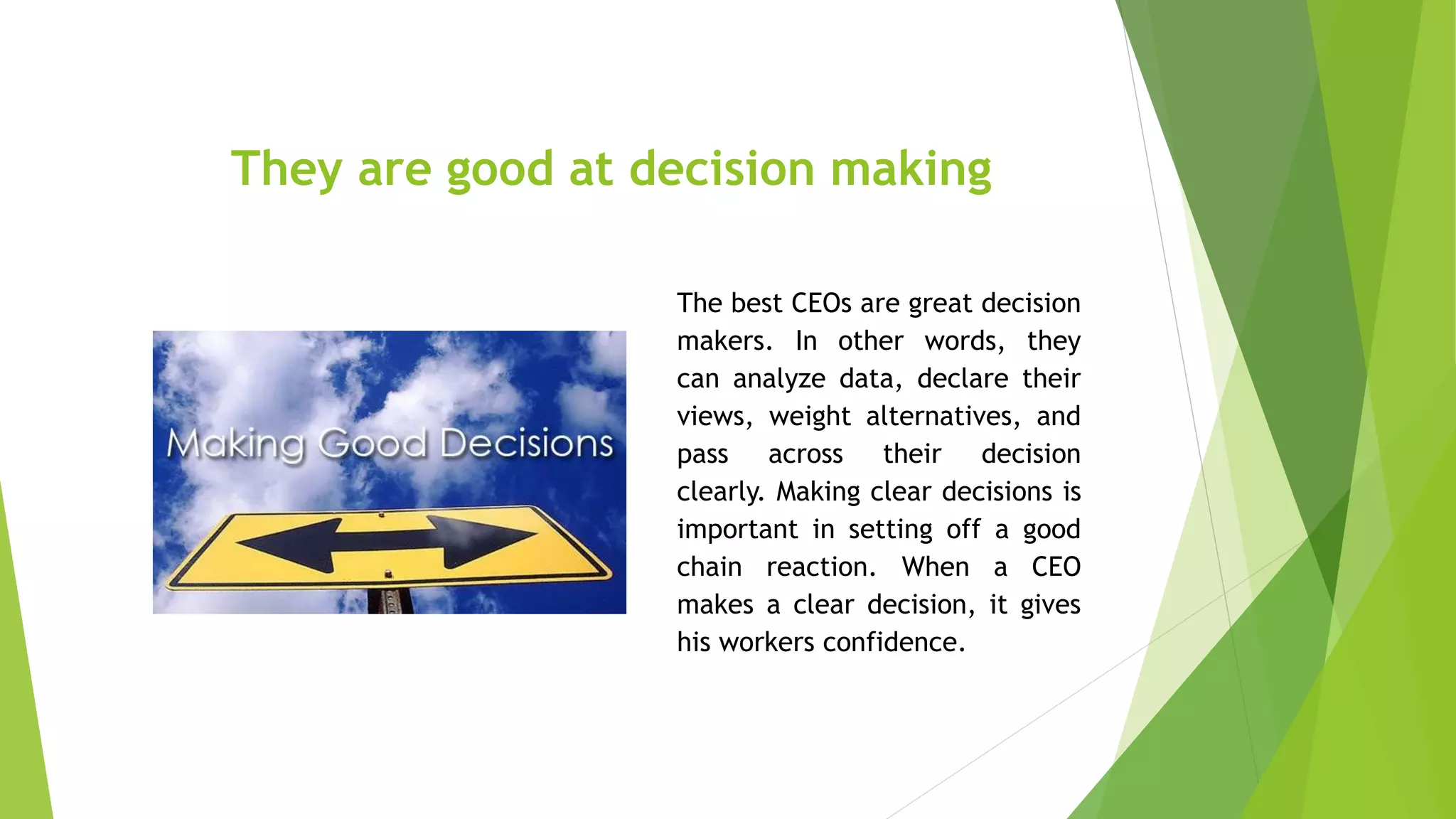 Key Traits That Define A CEO as A Great Leader | PPT