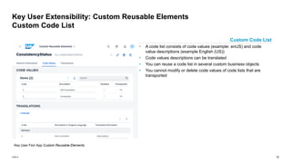 SAP S/4 Hana:Key User Extensibility Overview | PDF