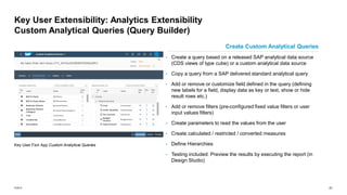 SAP S/4 Hana:Key User Extensibility Overview | PDF