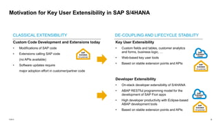 SAP S/4 Hana:Key User Extensibility Overview | PDF