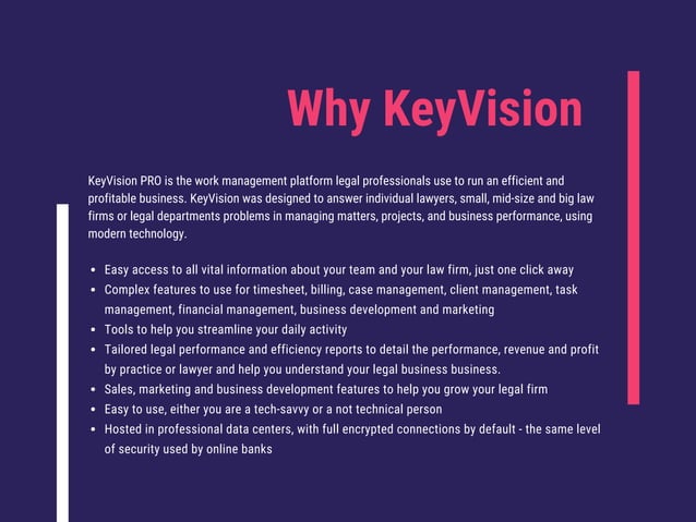 KeyVision PRO Presentation | PPT
