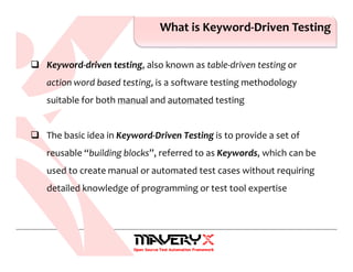 Keyword Driven Testing | PDF