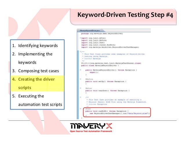 Keyword Driven Testing