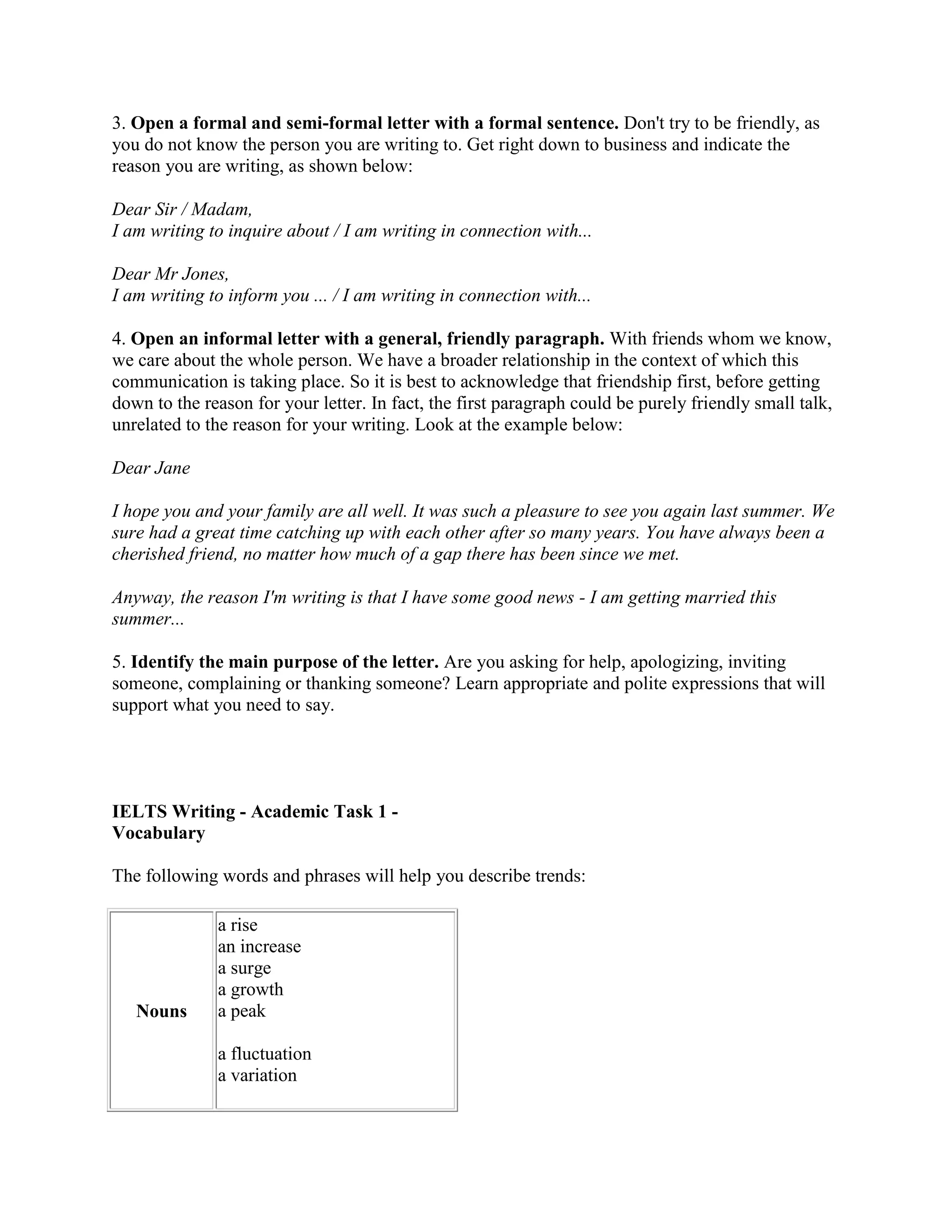 Key word for ielts writing | DOCX | Talk Show | Genres