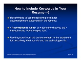 KeywordOptimizeYourResume | PPT
