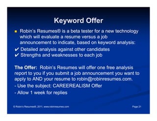 KeywordOptimizeYourResume | PPT