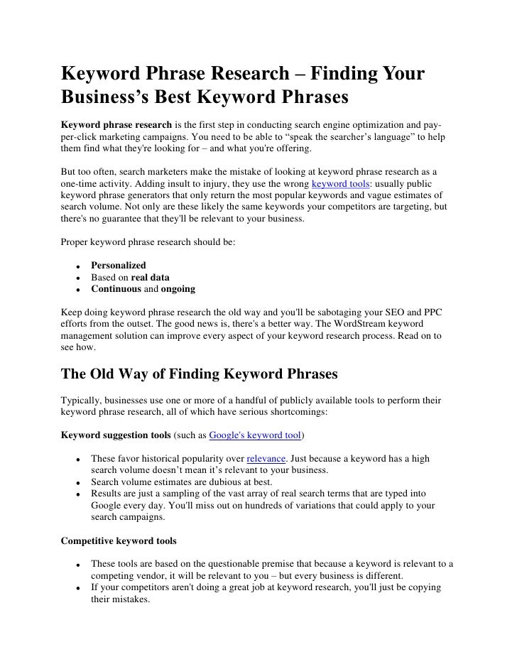Keyword Phrase Research keyword-phrase-research