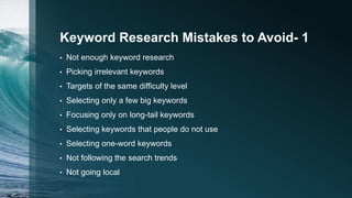 Keyword Research Tips and Tricks for SEO | PPT