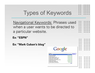 Understanding Keywords | PDF