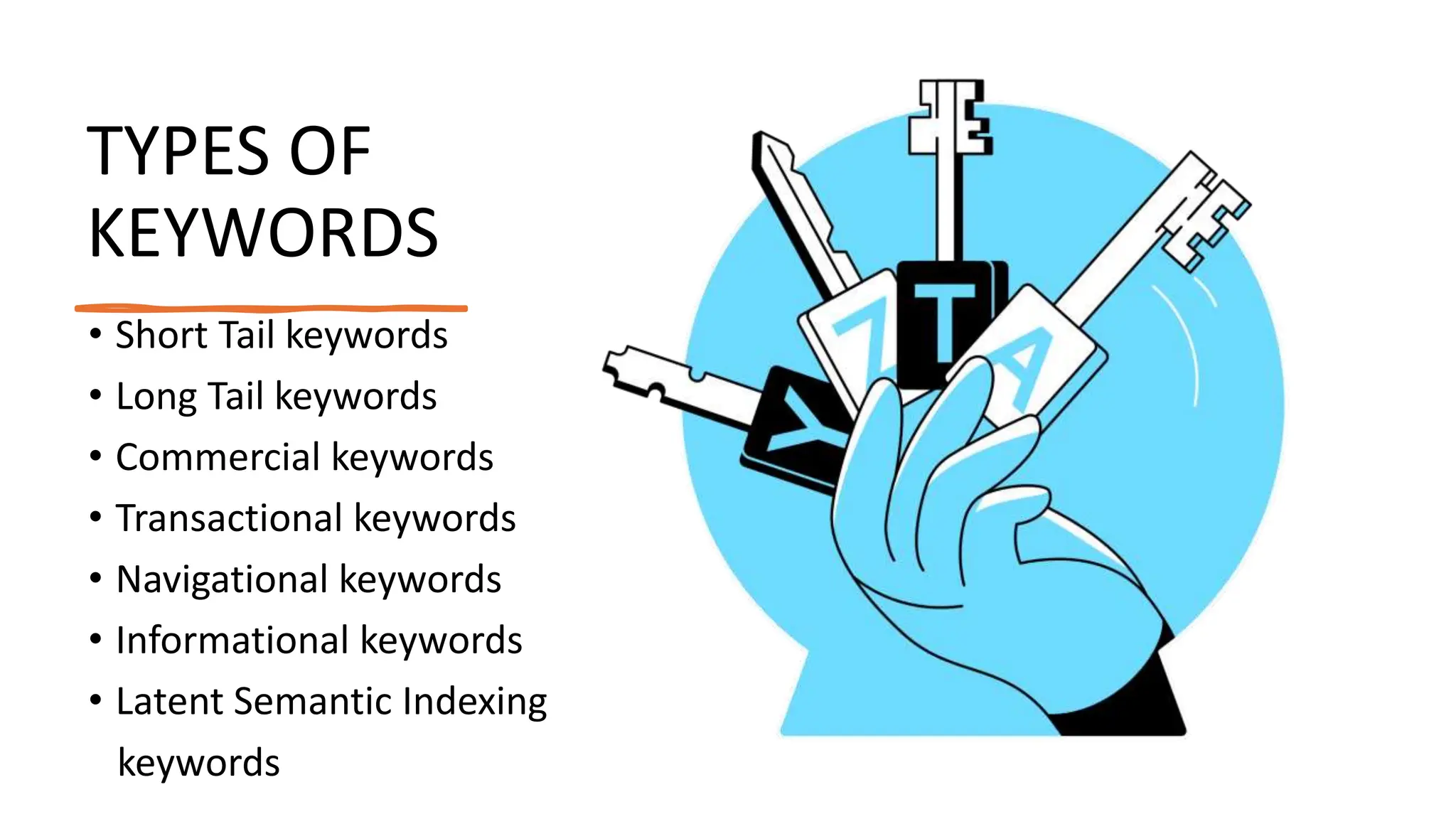 types of keywords in webpages of website.pptx