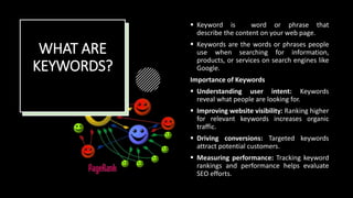 types of keywords in webpages of website.pptx