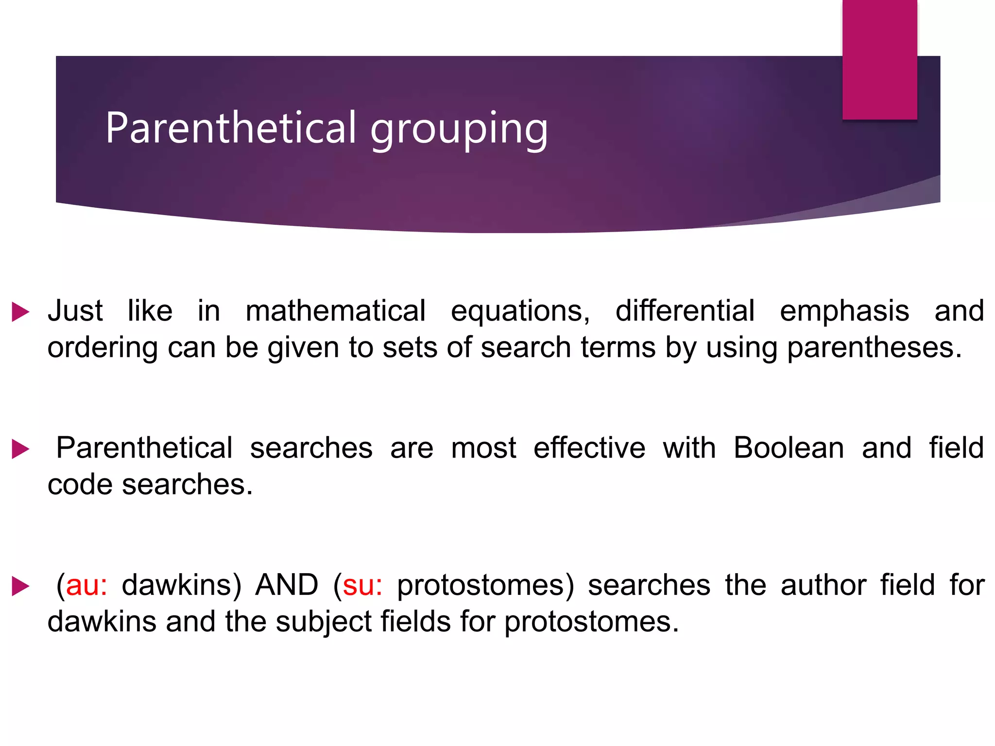 Keyword searching idc | PPTX